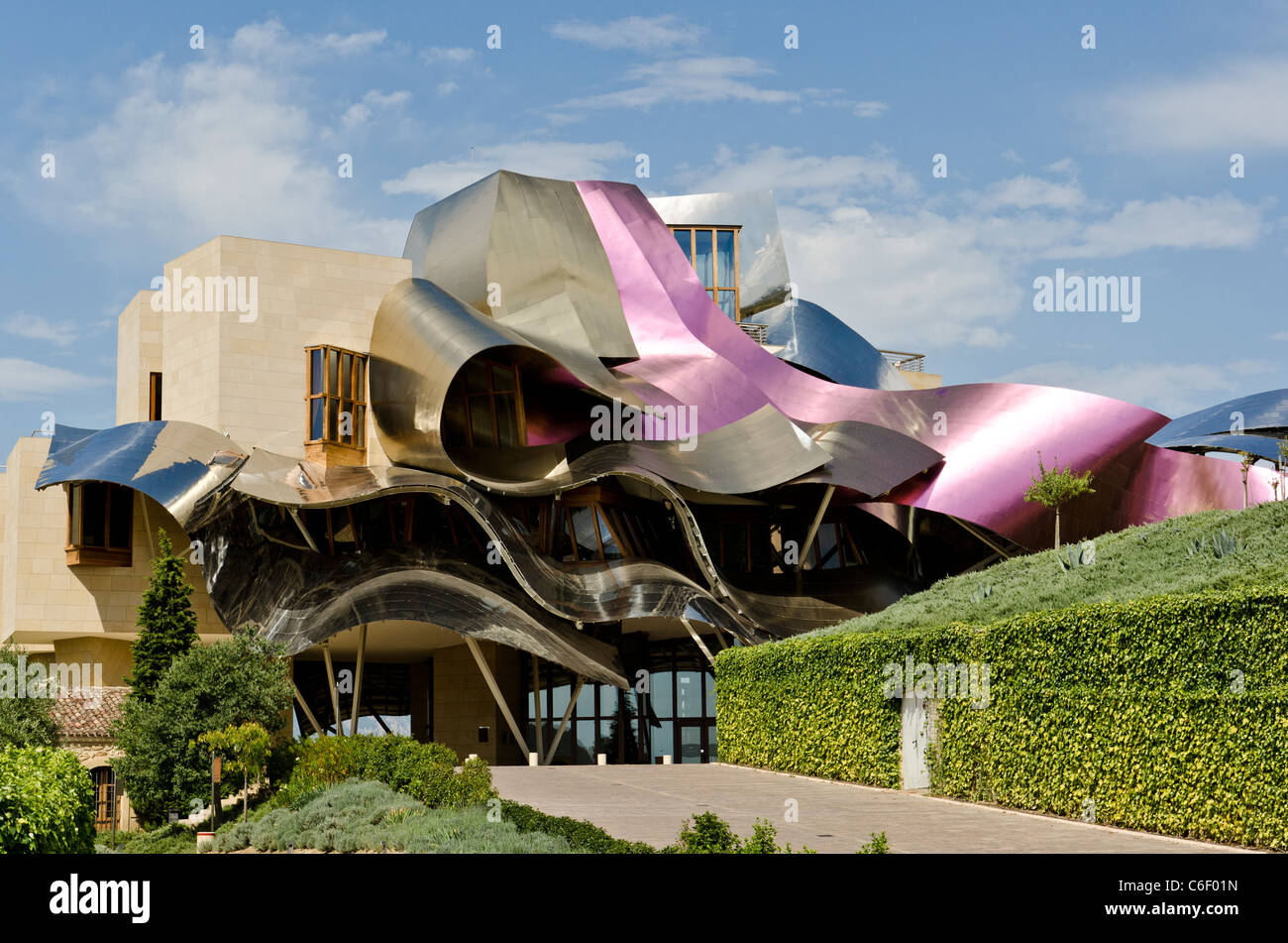 Exterior of Marques de Riscal Hotel Winery - La Rioja Alavesa Spain ...