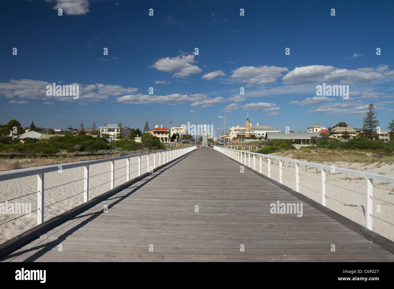 Walkway at Semaphore Beach, South Australia Stock Photo - Alamy