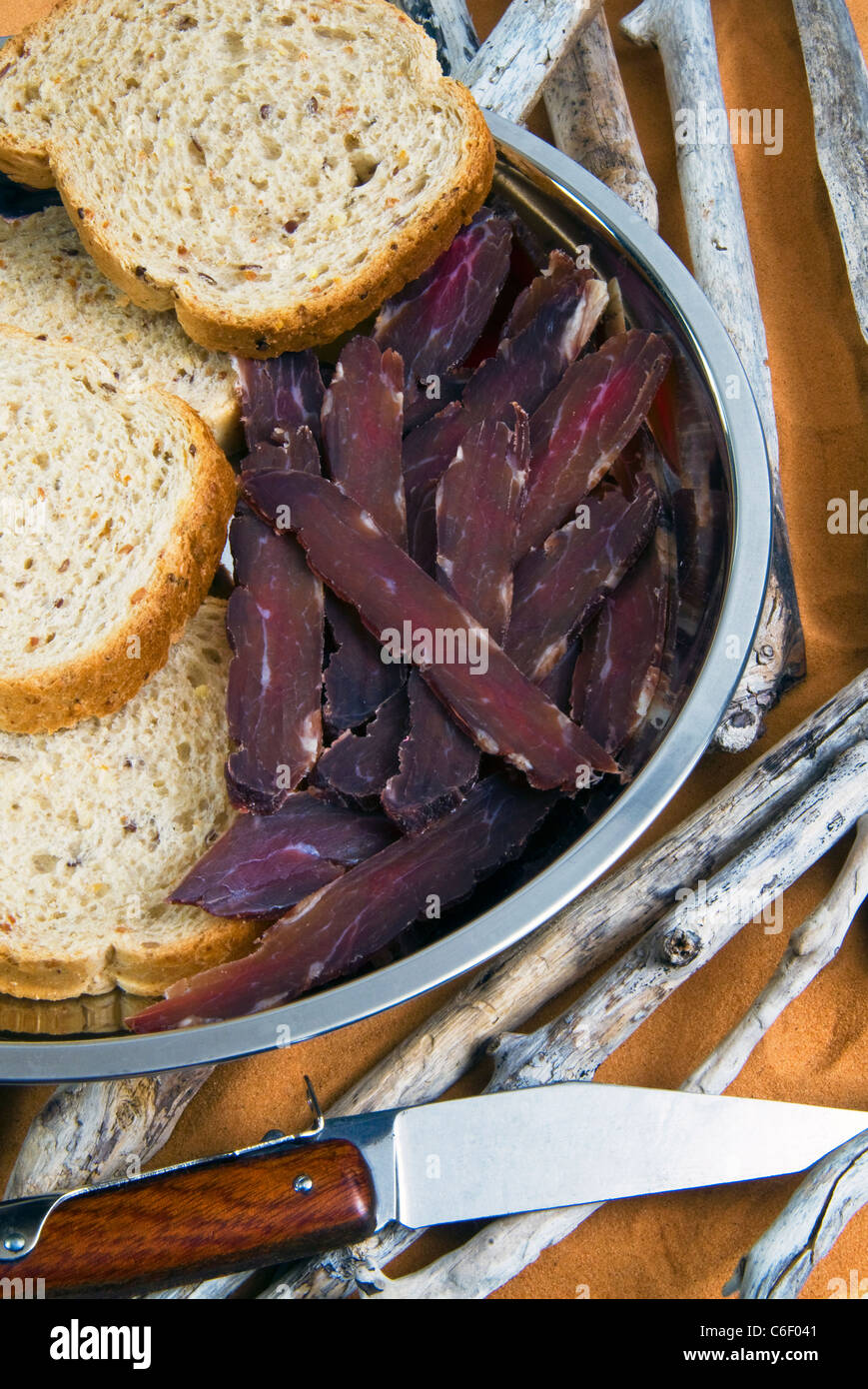 Biltong is a kind of cured meat that originated in South Africa and ...