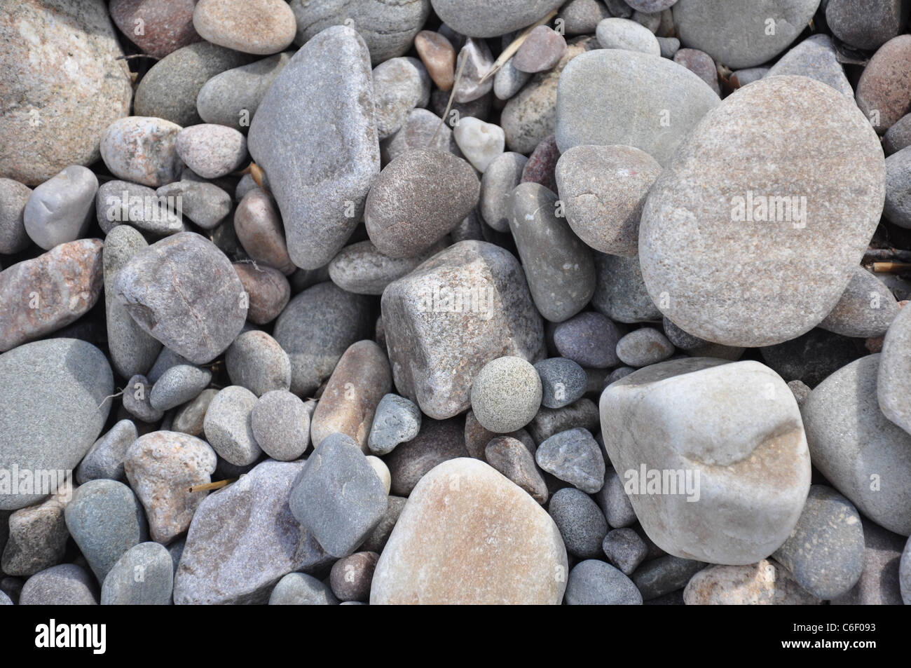 Shingle on Beach at Spey Bay, near Fochabers, Scotland, UK Stock Photo ...