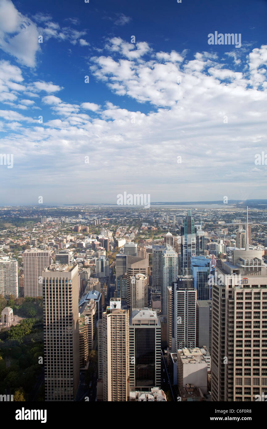 Sydney skyline from AMP tower Stock Photo - Alamy
