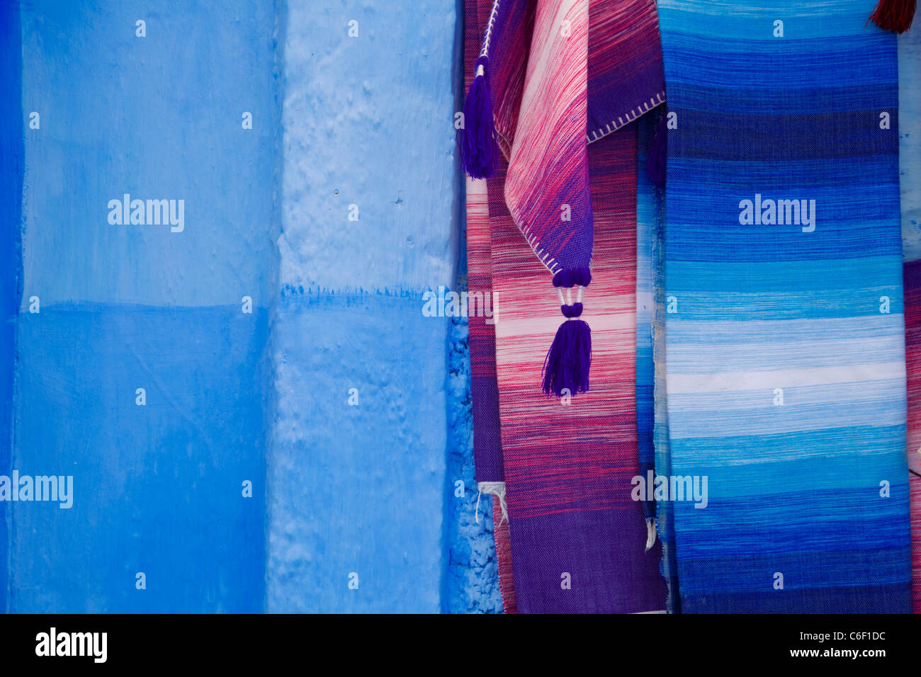 Morocco blue wall hi-res stock photography and images - Alamy