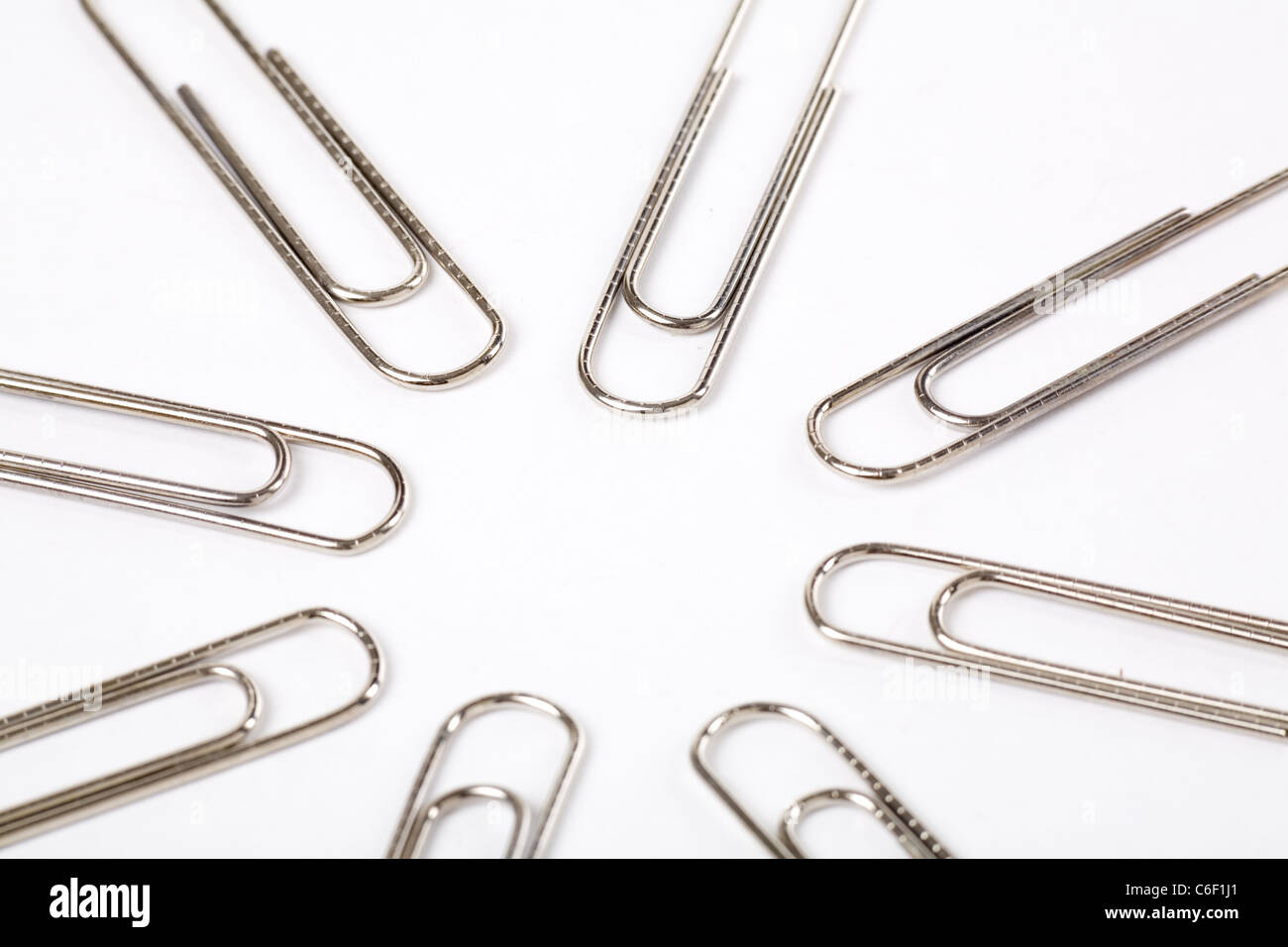 Paper Clip close up shot Stock Photo - Alamy