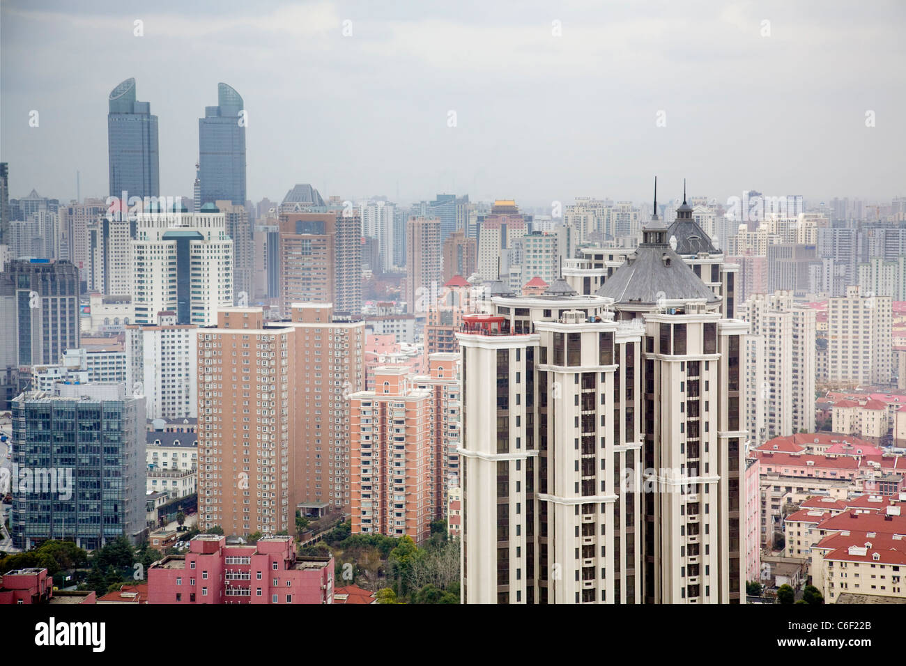 Shanghai skyline and high rise buildings Stock Photo - Alamy