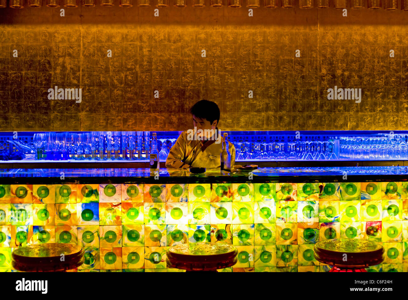 TMSK bar in Shanghai, China Stock Photo - Alamy