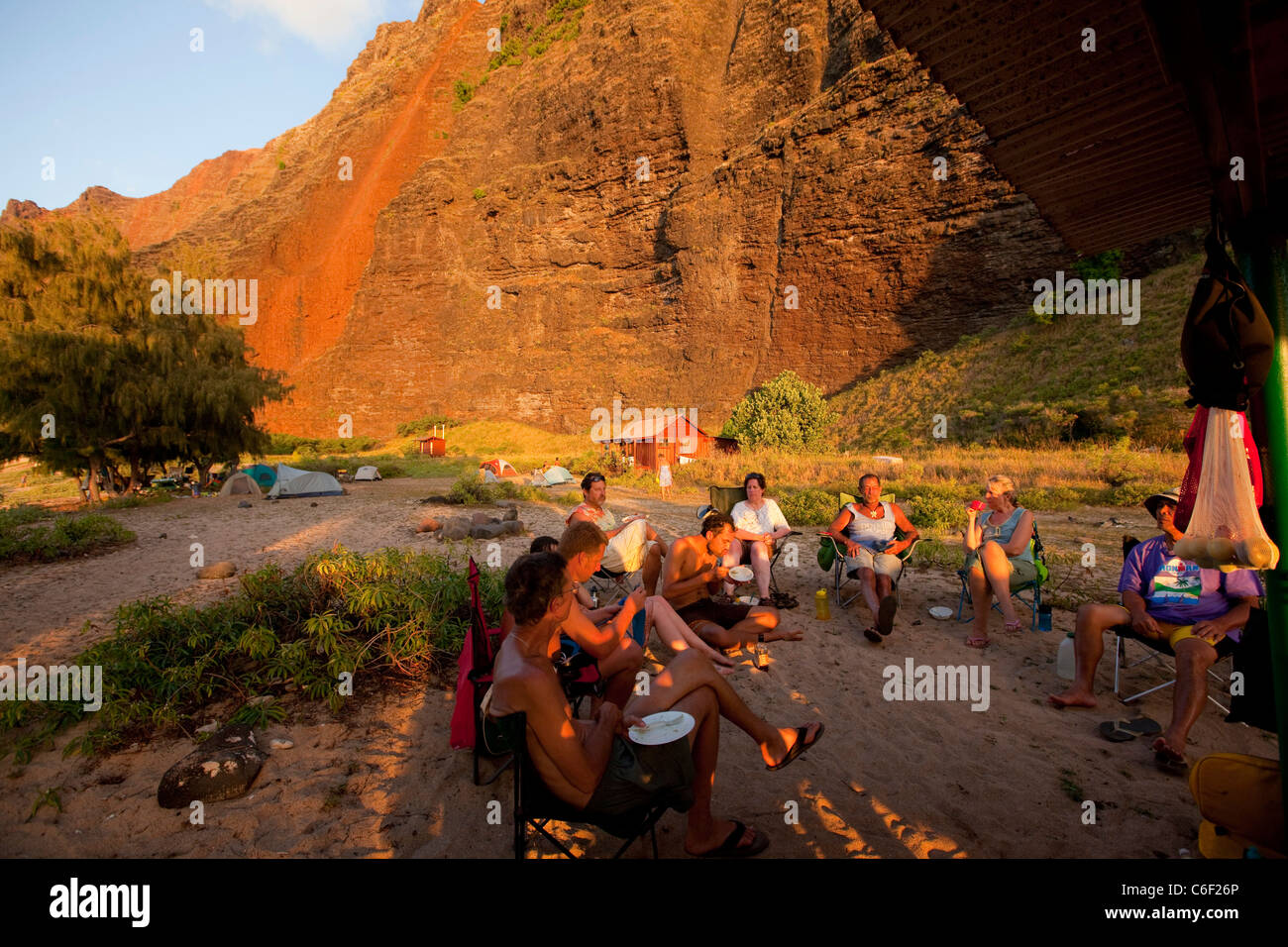 Milolii Beach, Napali Coast, Kauai, Hawaii Stock Photo - Alamy