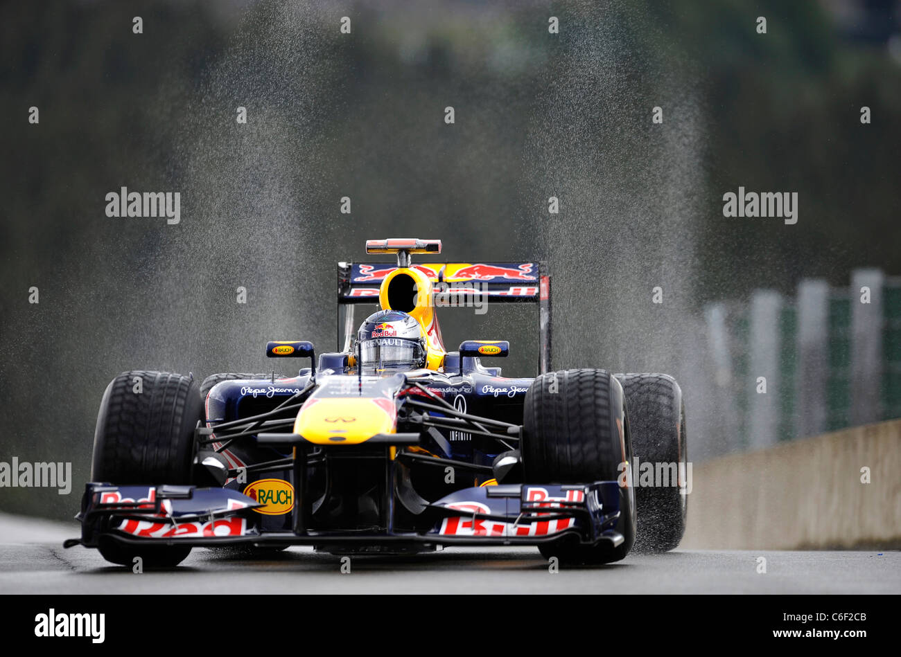 Sebastian vettel red bull racing hi-res stock photography and images ...