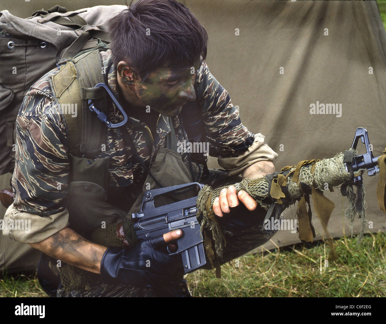 M16 rifle vietnam hi-res stock photography and images - Alamy