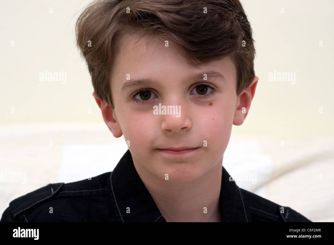 white kid child boy formal dress portrait Stock Photo - Alamy