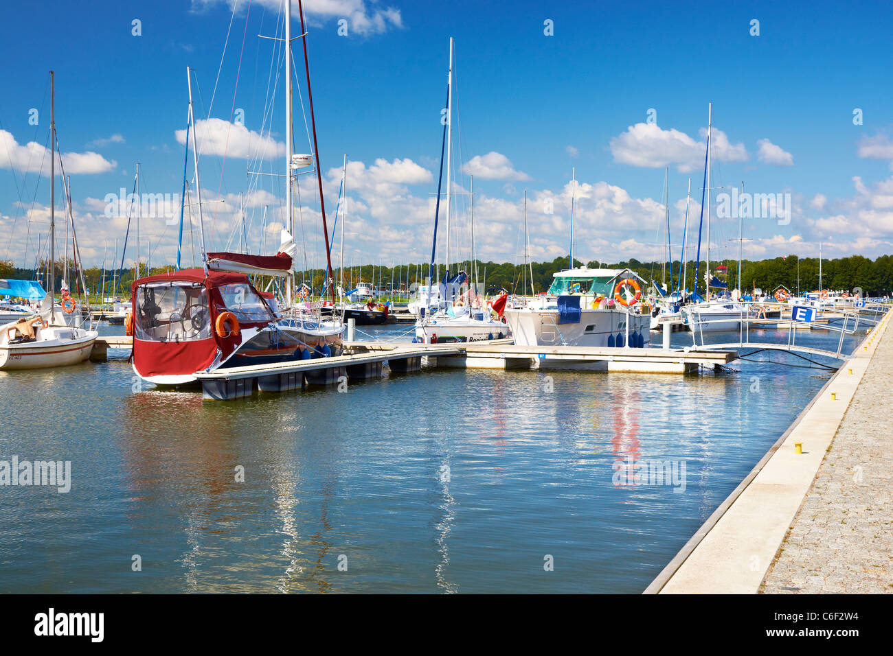 Gizycko, Masuria region, Poland, Europe Stock Photo - Alamy