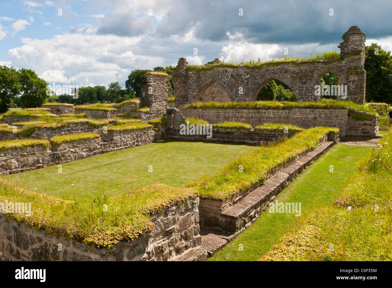 Gudhem Abbey ruins, in operation from 1152 to 1529, was a nunnery in ...