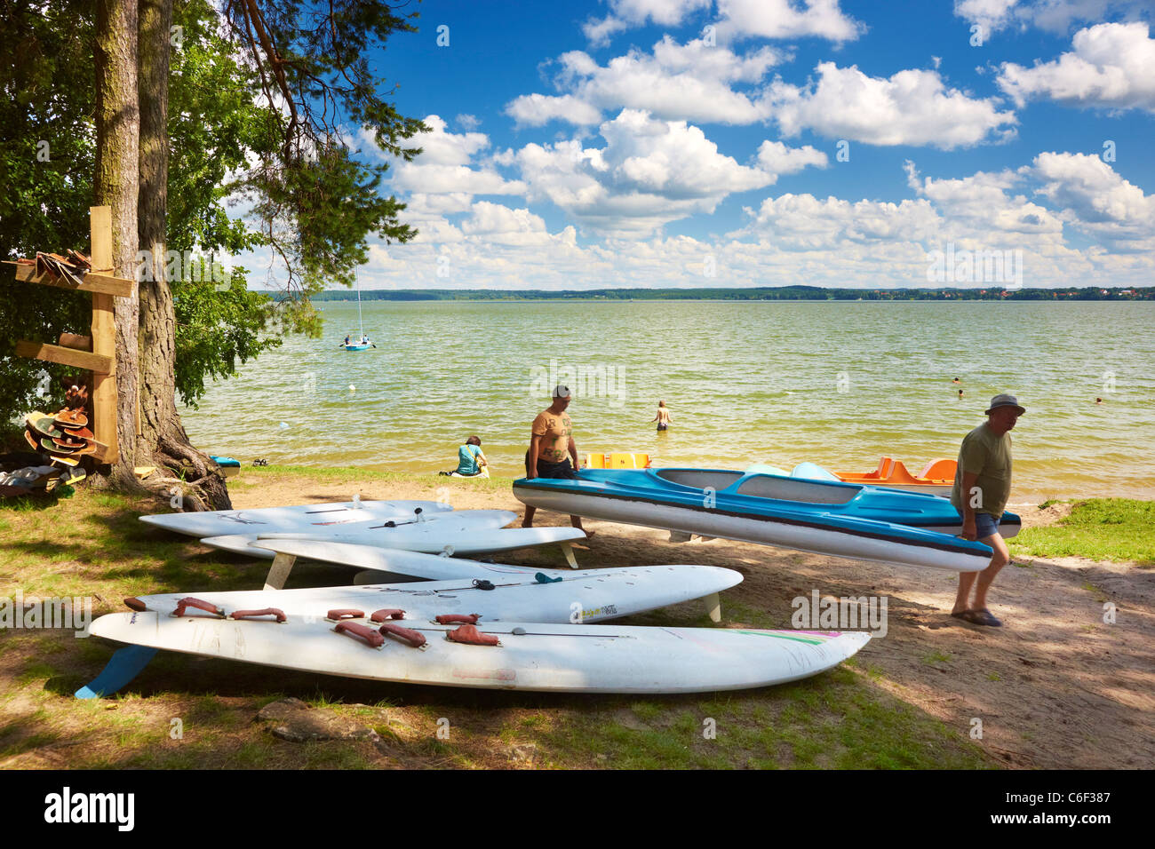 Masuria region, Goldapiwo Lake, Poland, Europe Stock Photo - Alamy