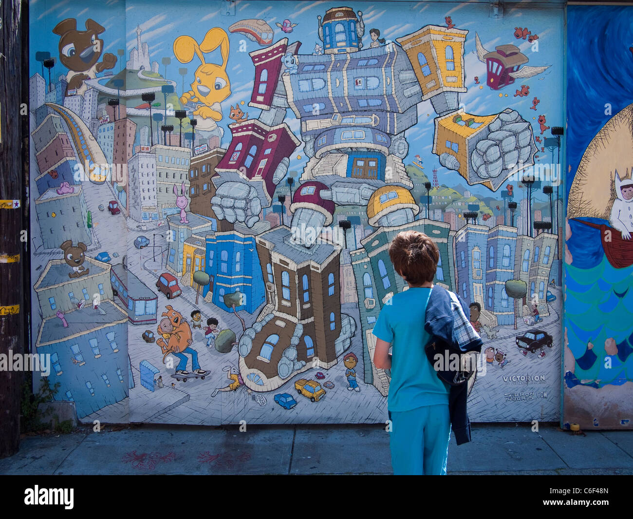 Mission district murals hi-res stock photography and images - Alamy