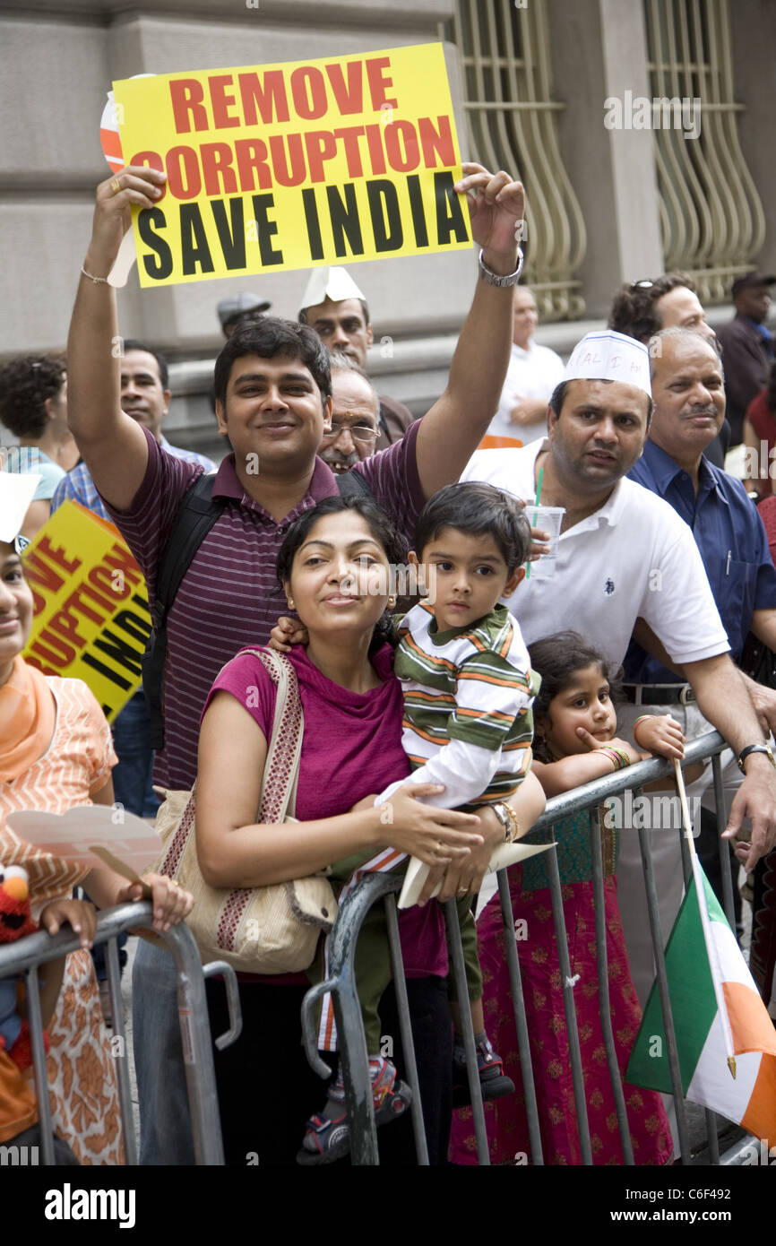 India Independence Day Parade: NY City: Members of the Indian American ...