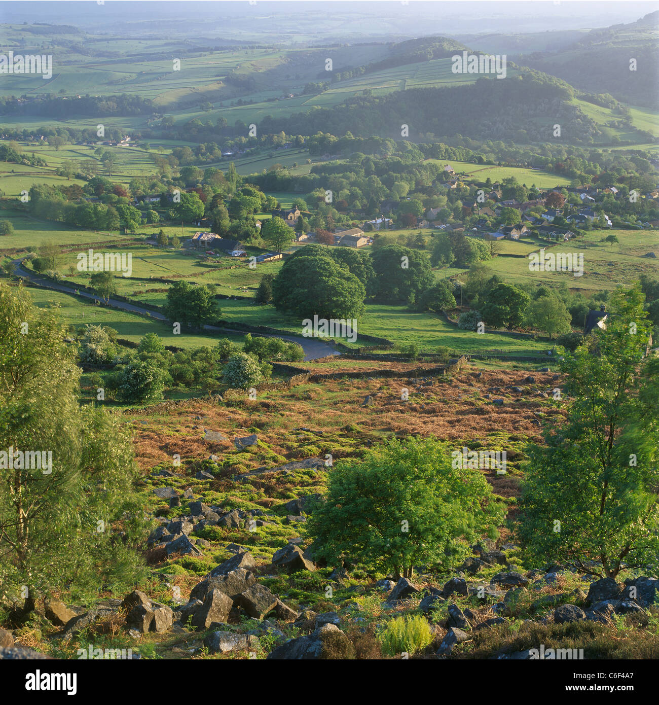 Curbar village hi-res stock photography and images - Alamy