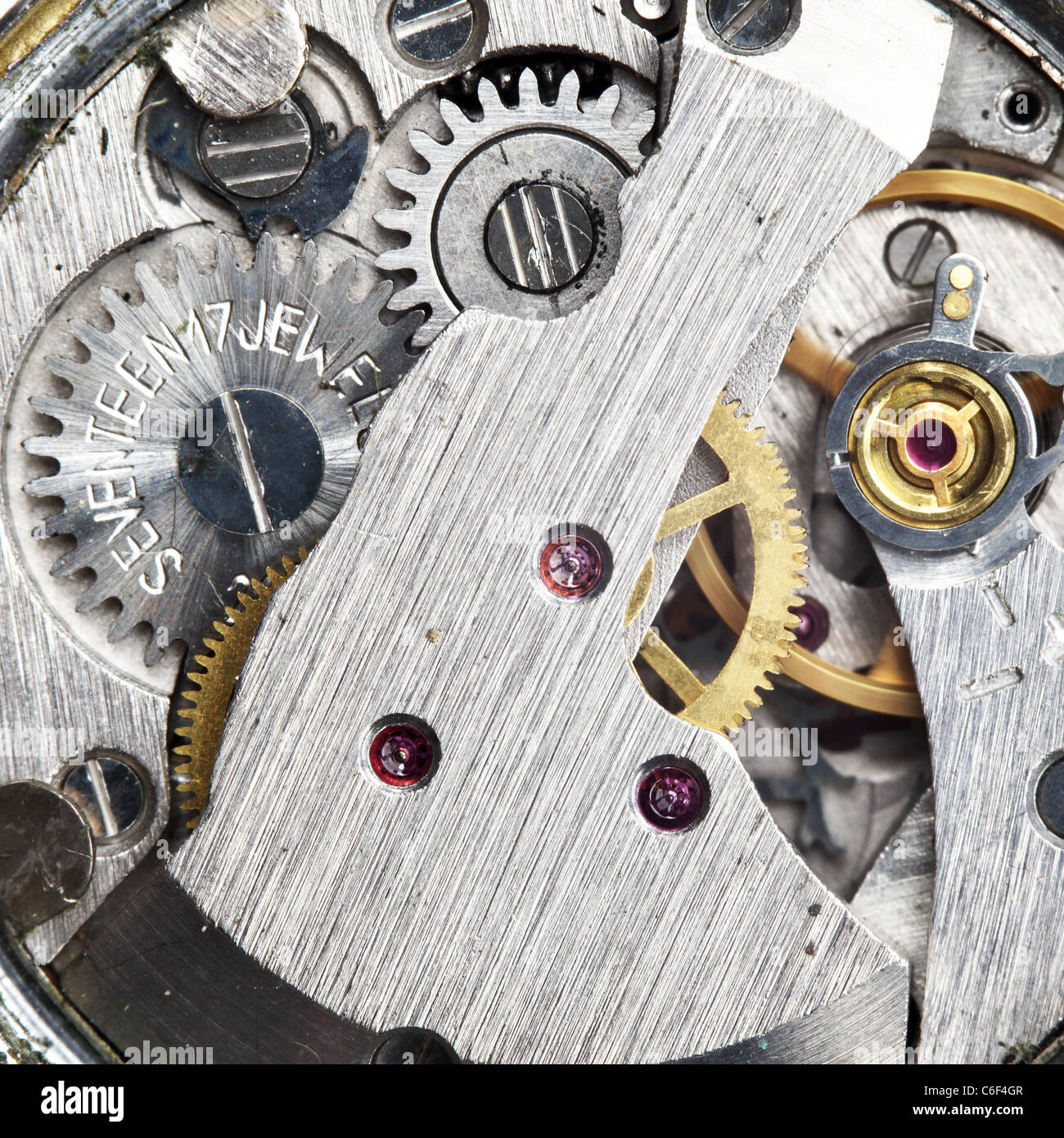 Clockwork mechanism hi-res stock photography and images - Alamy