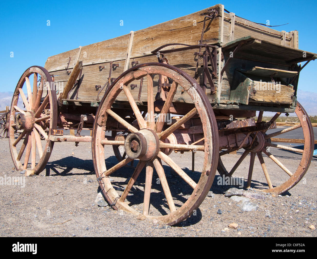 Old Wagon, Stovepipe Wells, Death Valley, California Stock Photo - Alamy