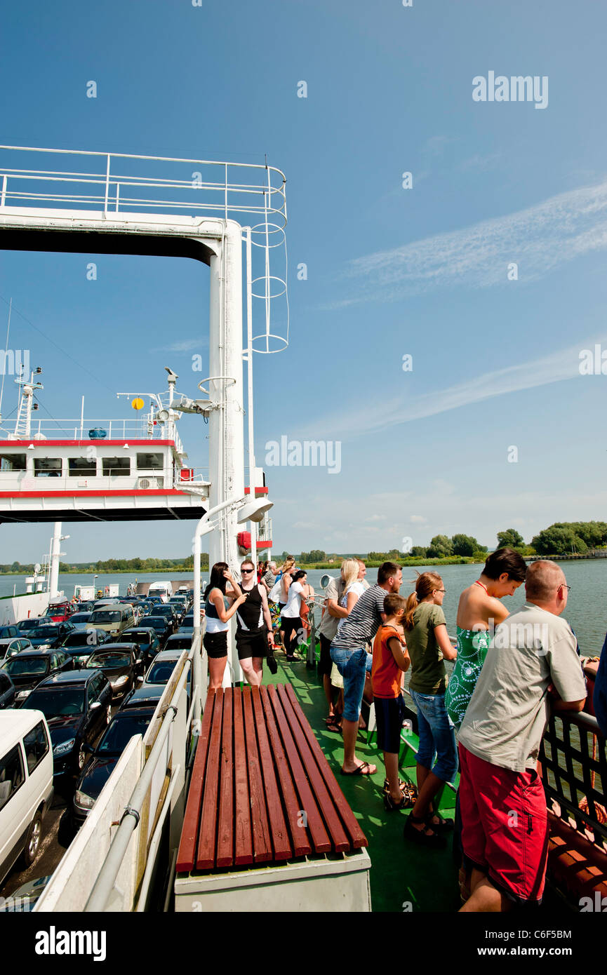 Car ferry across Swina River to Swinoujscie, Poland Stock Photo - Alamy