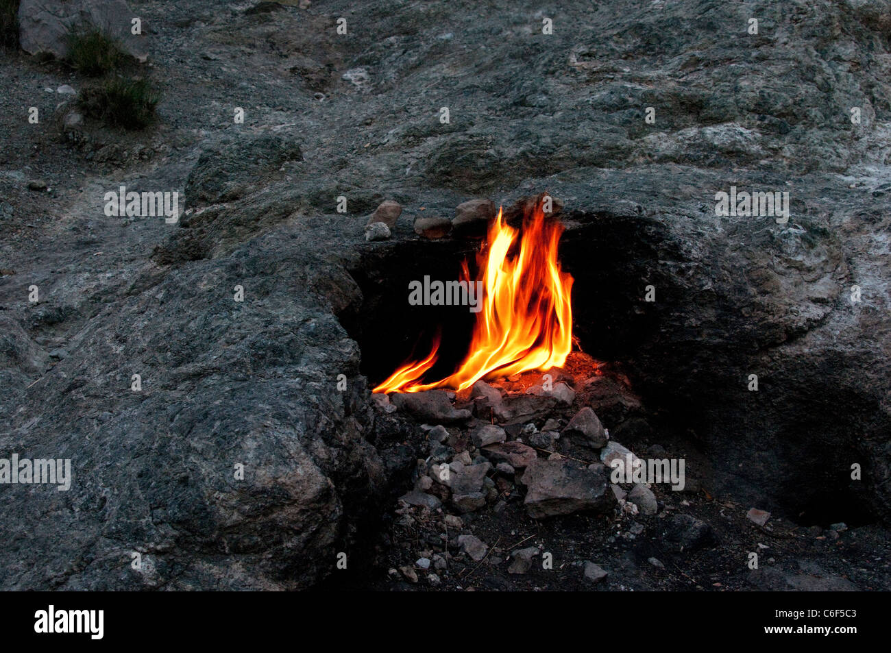 Burning rock hi-res stock photography and images - Alamy