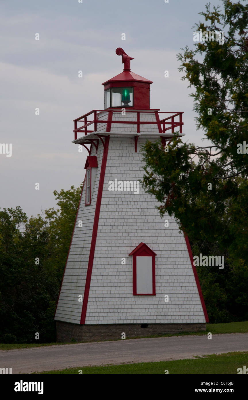 The lighthouse on the grounds of St. Paul's Anglican Church ...