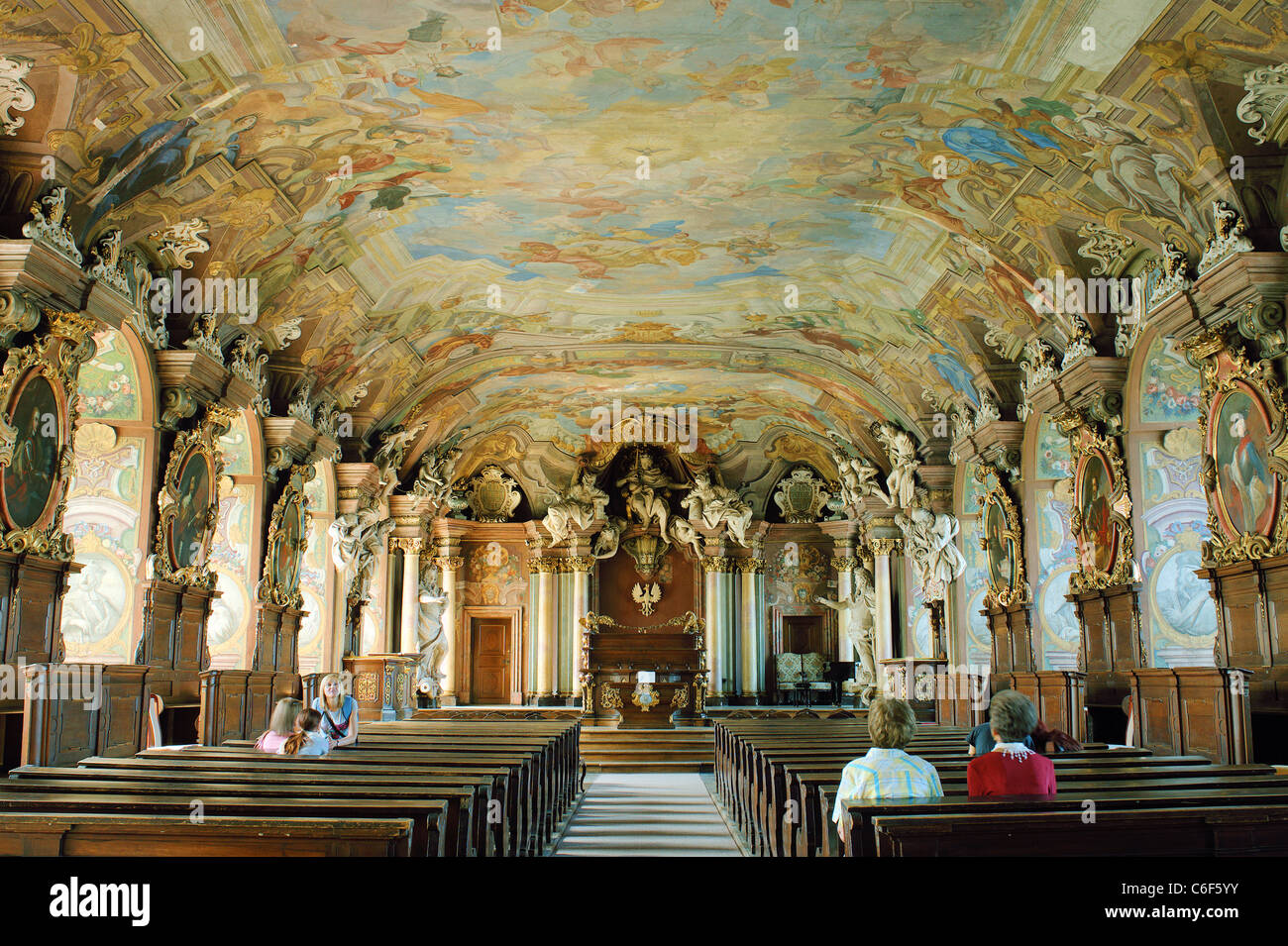 Aula Leopoldina barocco style barocco painting University of Wroclaw ...