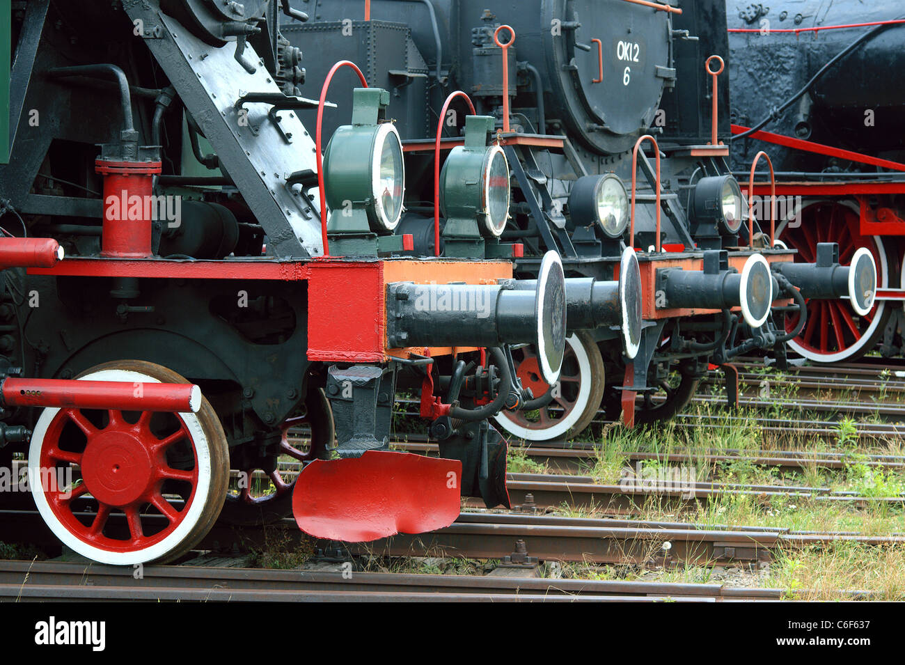 Vintage steam engine locomotives old hi-res stock photography and ...
