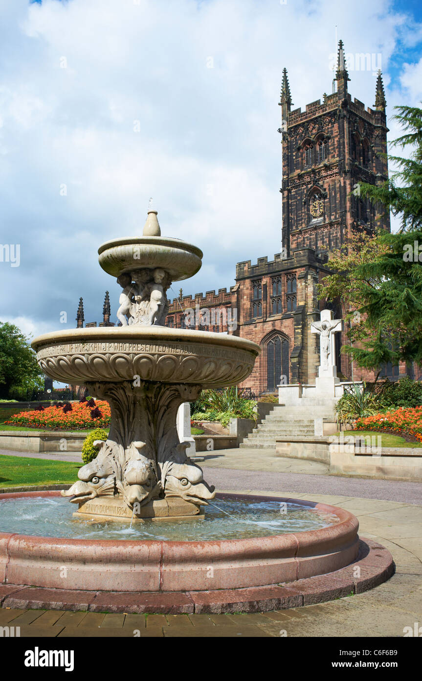 The Collegiate Church of St Peter Wolverhampton UK Stock Photo - Alamy
