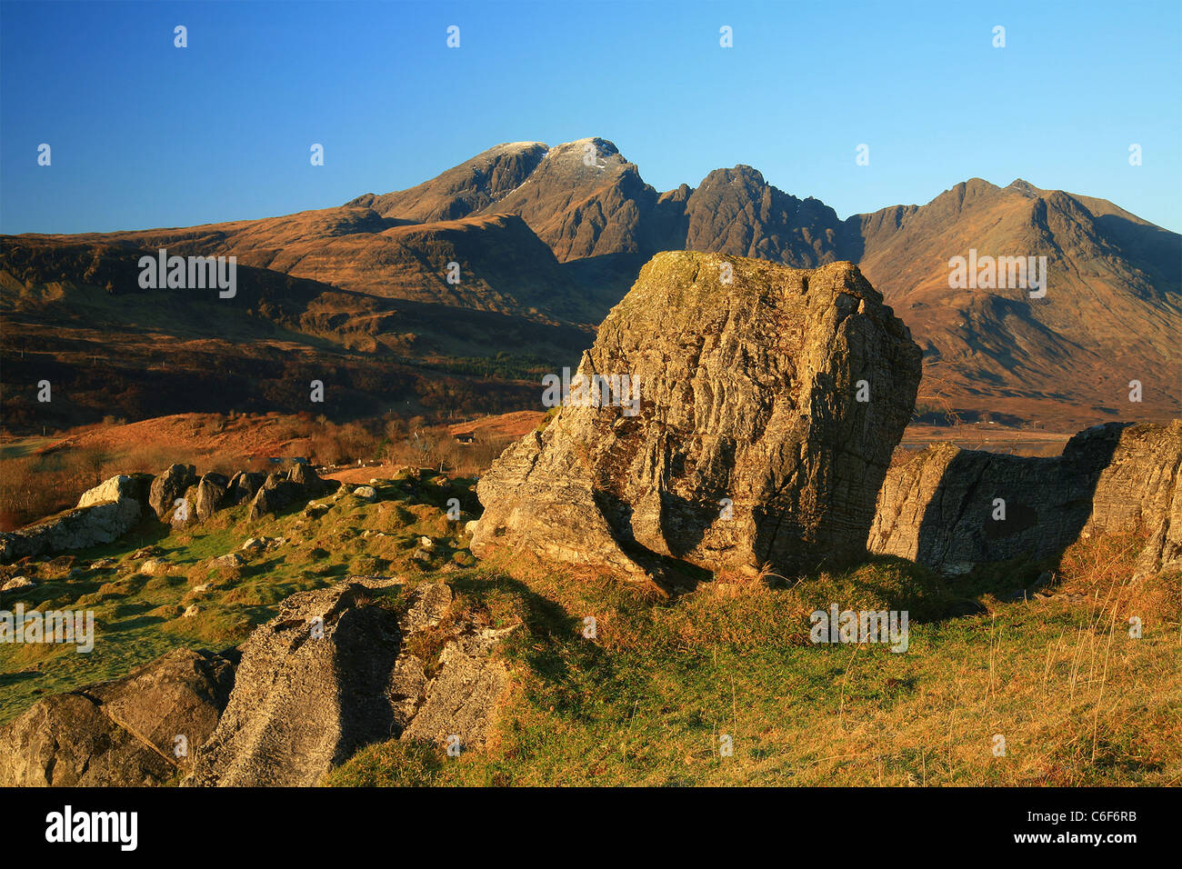 Bla Bheinn Torrin Stock Photo - Alamy