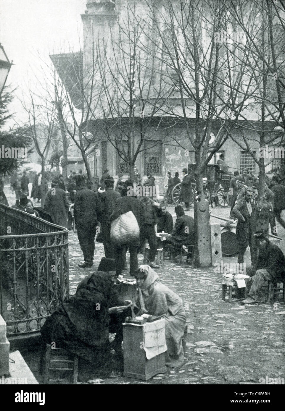 The1915 photo show public letter writers in Constantinople (present-day ...