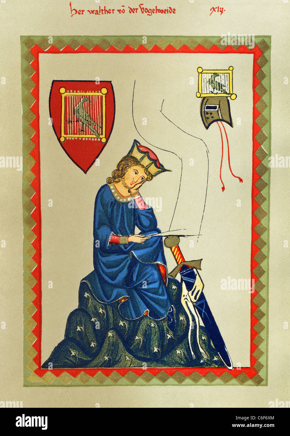 Walther von der vogelweide hi-res stock photography and images - Alamy