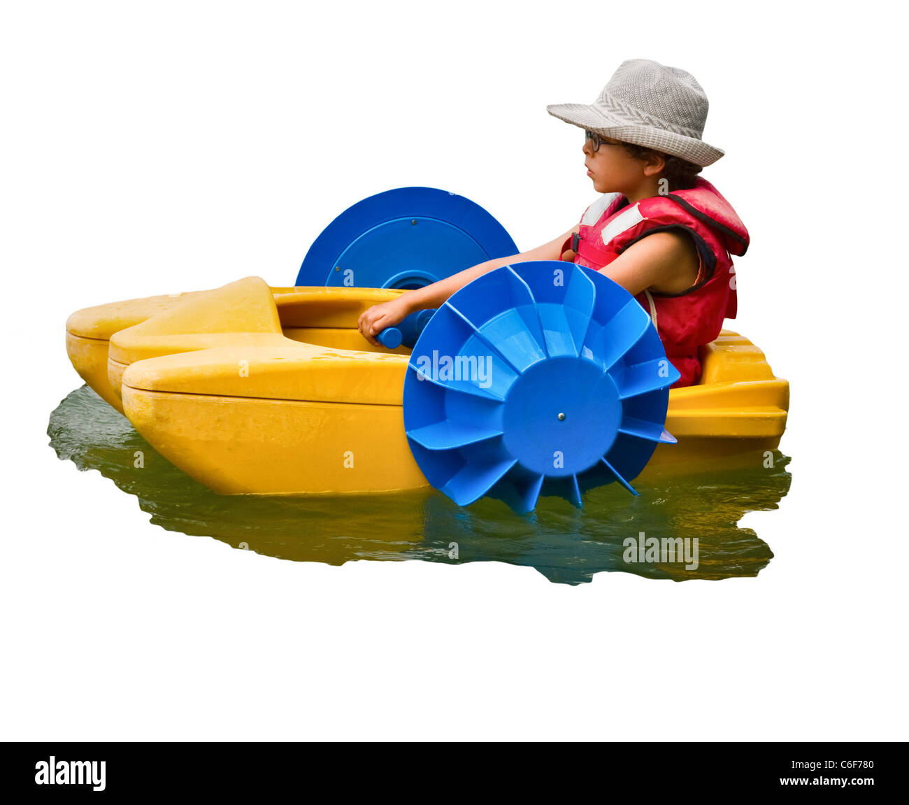 Child paddling in water Cut Out Stock Images & Pictures - Alamy