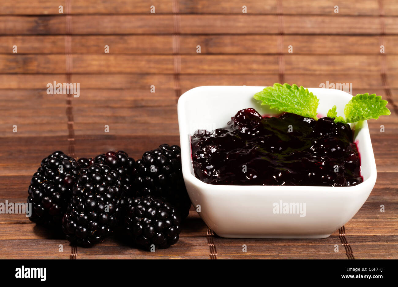 Blackberry jam hi-res stock photography and images - Alamy