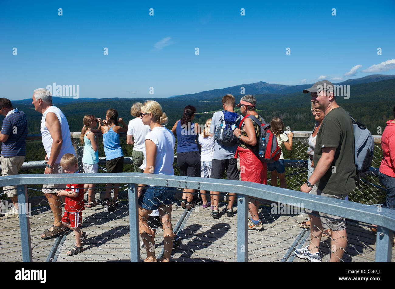 The world´s longest tree top walk - Tree Tower - Bavarian Forest ...