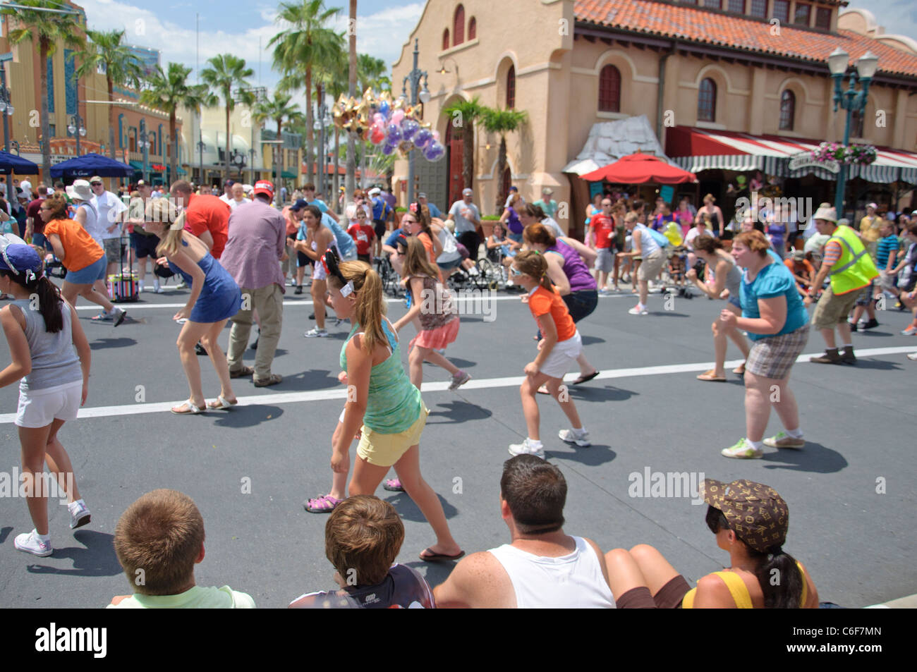 walt disney world resorts parks hollywood studios flash dance Stock ...
