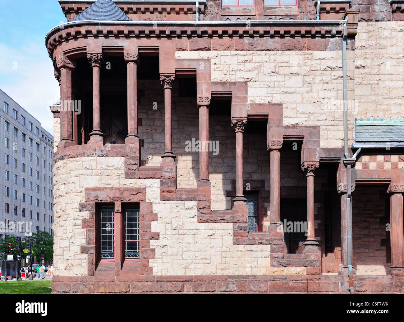 Boston Trinity Church exterior on street Stock Photo - Alamy