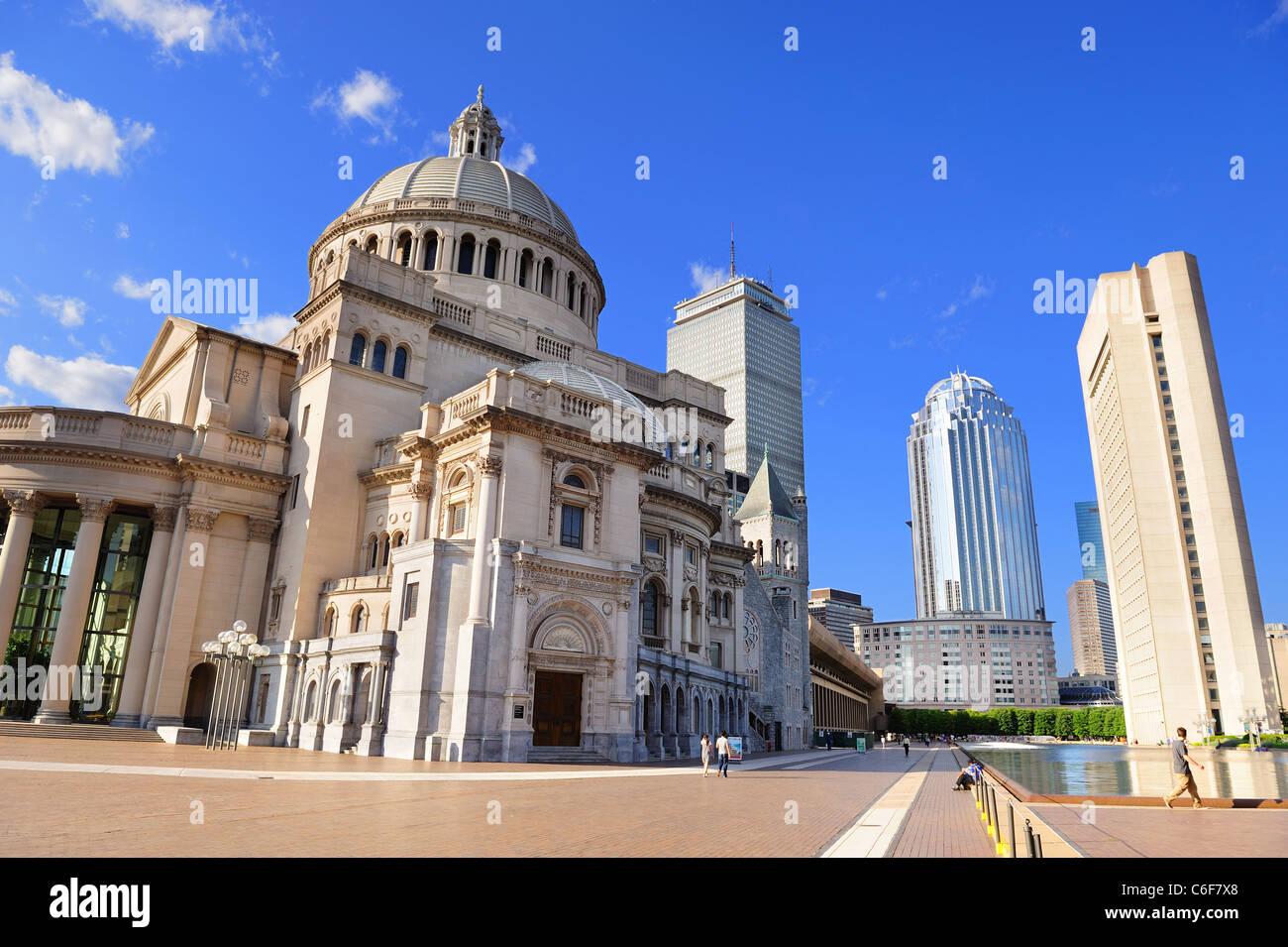 The First Church of Christ Scientist in Christian Science Plaza in Boston Stock Photo - Alamy