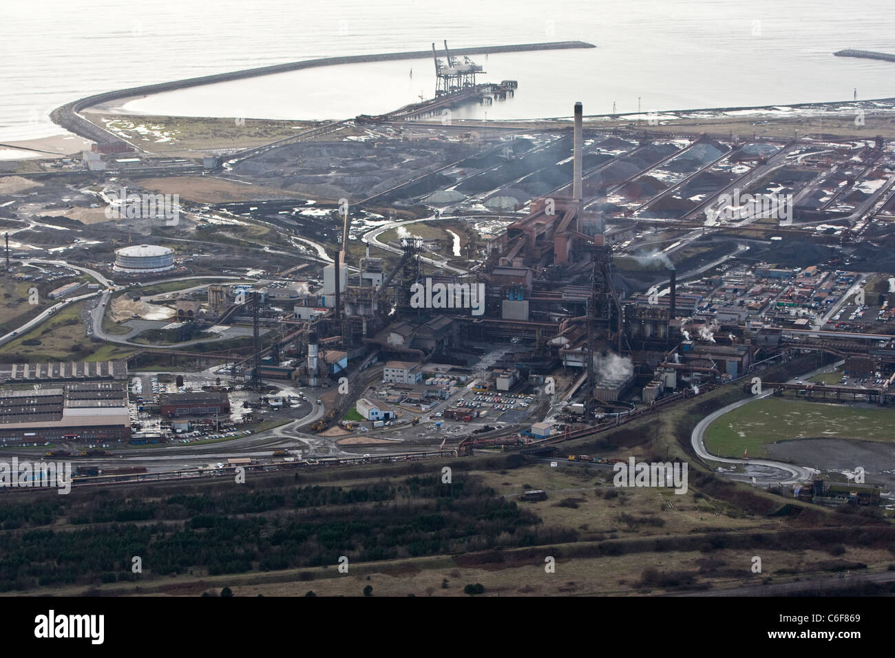 Tata Corus Steelworks Port Talbot High Resolution Stock Photography and ...