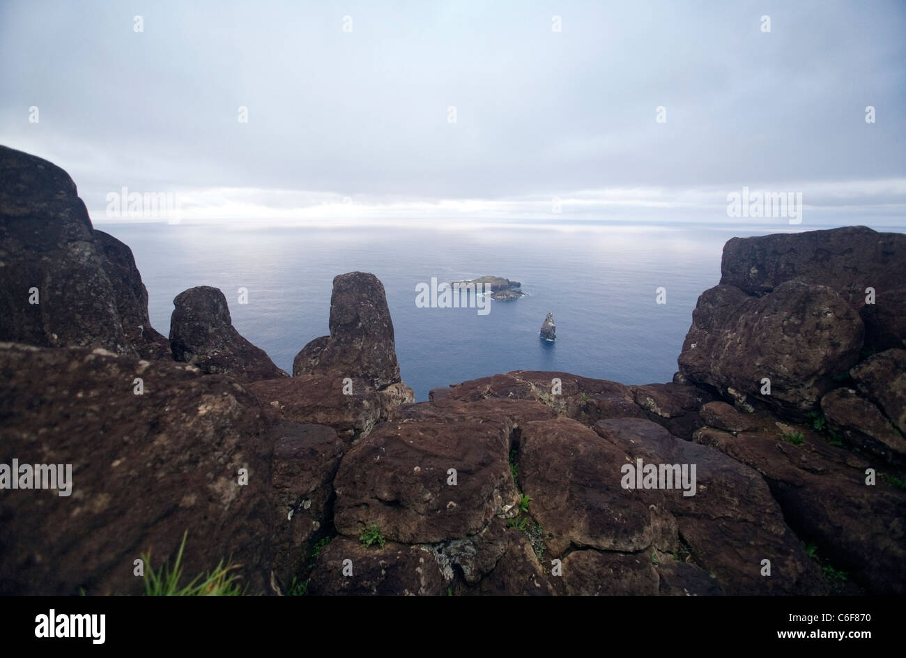 Birdman island Rapa Nui, Easter Island Chile Stock Photo - Alamy
