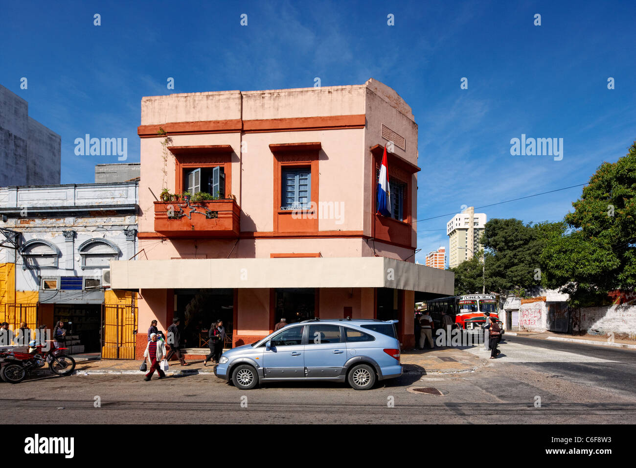 Chile Street, Asuncion, Paraguay Stock Photo - Alamy