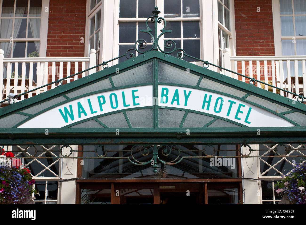 Walpole Bay Hotel Click on thumbnail for further details Stock Photo ...