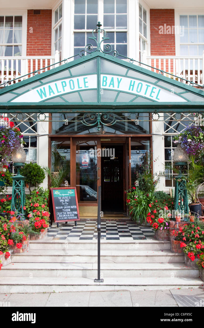 Walpole Bay Hotel Click on thumbnail for further details Stock Photo ...