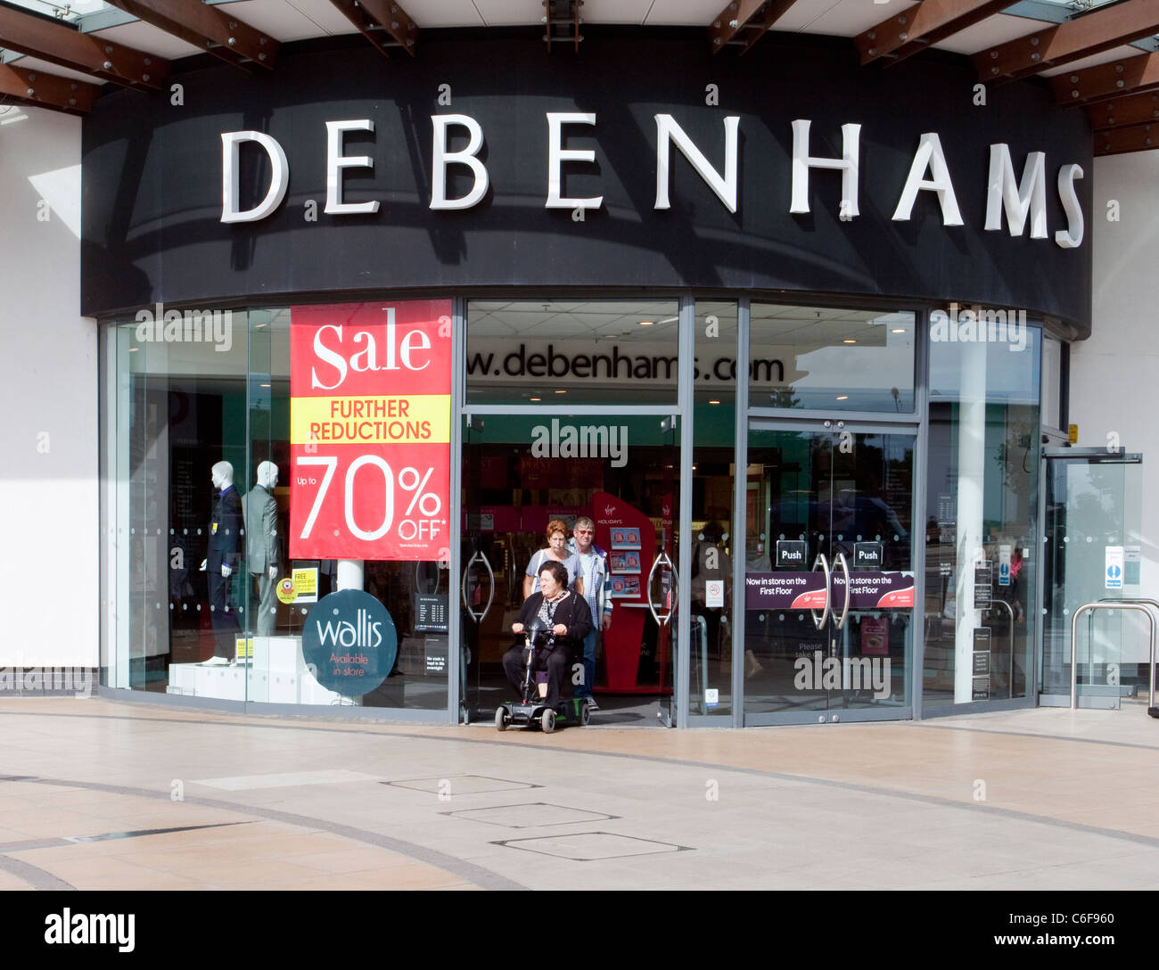 Debenhams Store at Westwood Shopping Centre, Broadstairs Stock Photo ...
