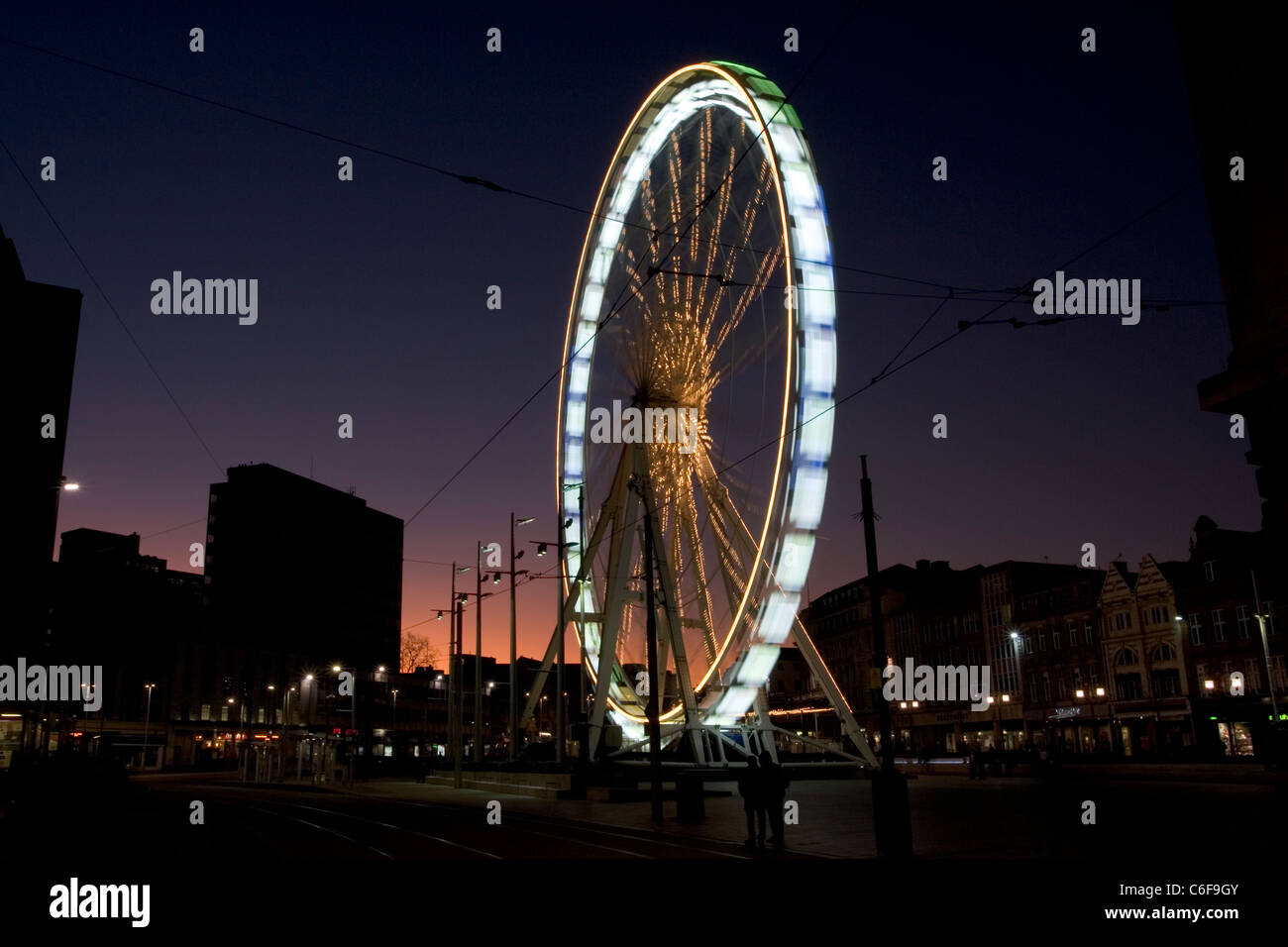 Big wheel at night Stock Photo - Alamy