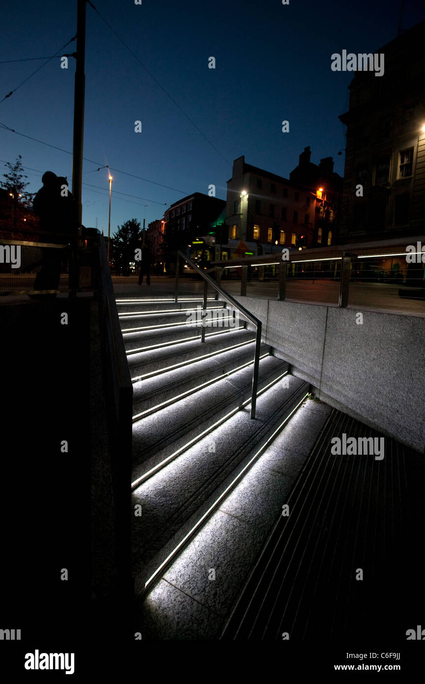 Steps lit hi-res stock photography and images - Alamy