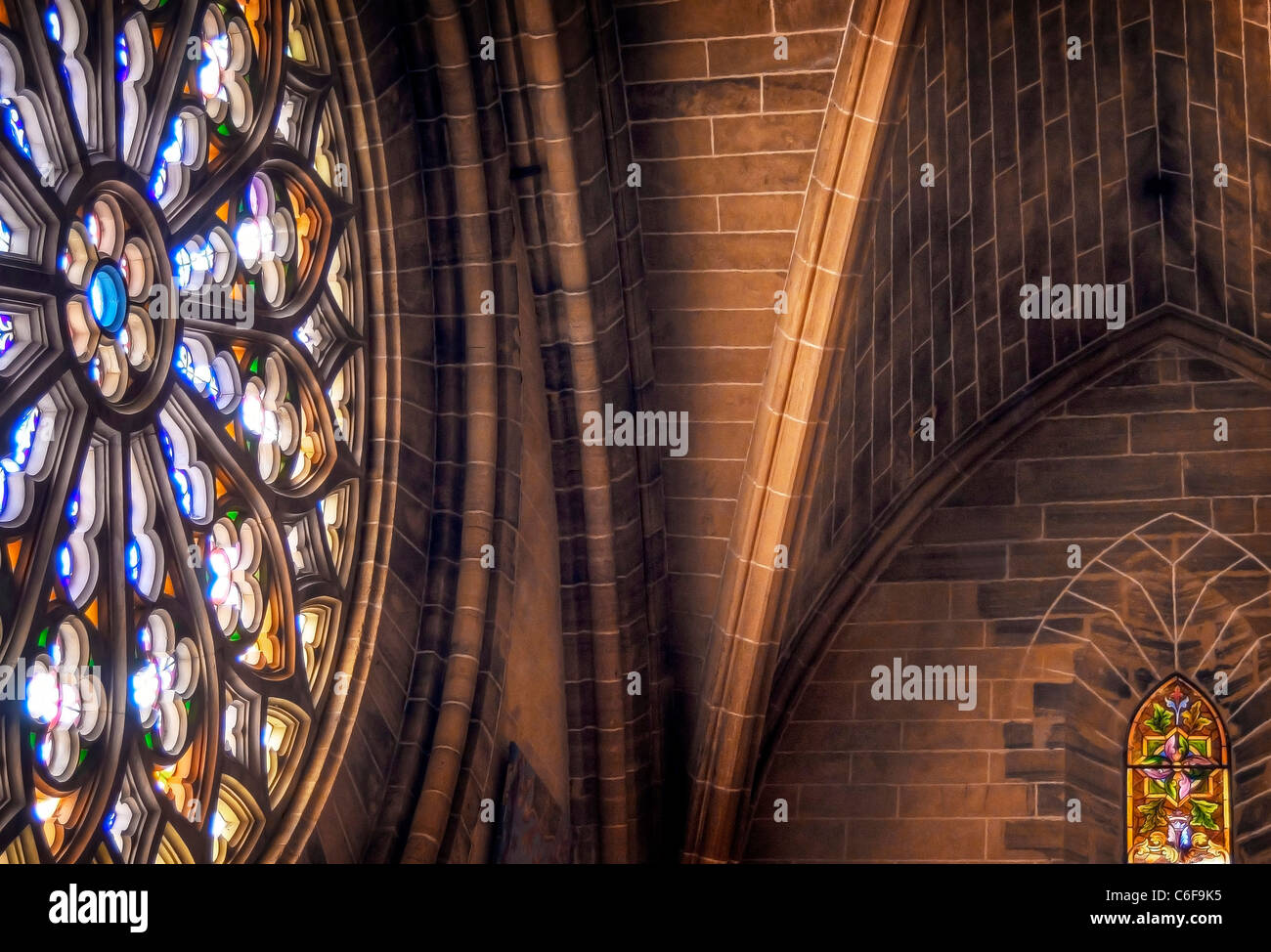 Dynamic stained glass window hi-res stock photography and images - Alamy