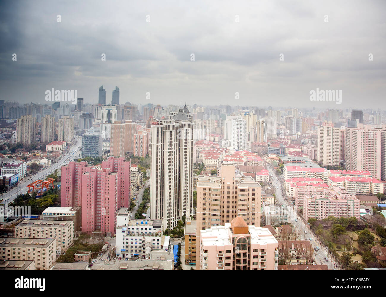 Shanghai skyline and high rise buildings Stock Photo - Alamy