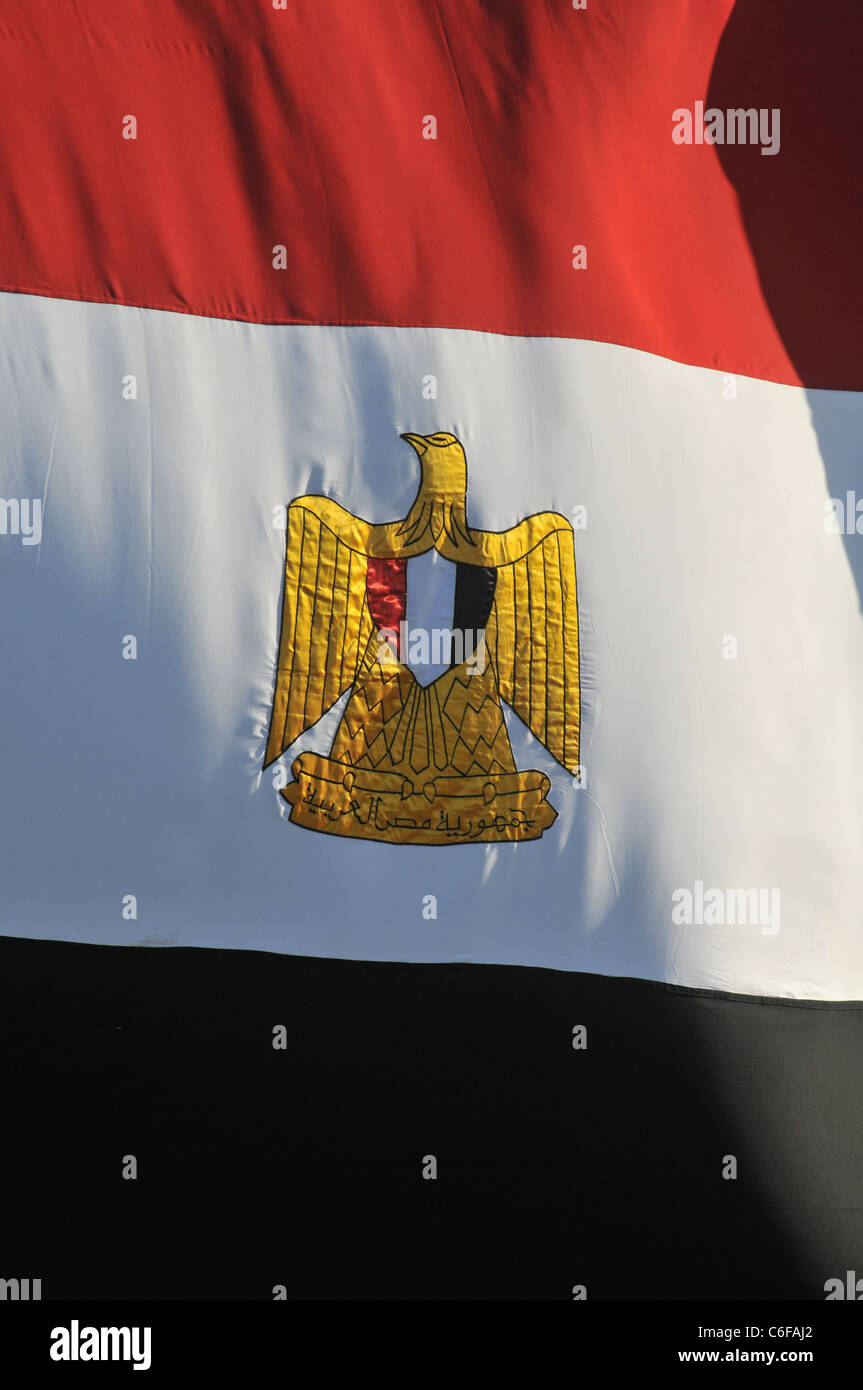The flag of Egypt, the Arab Republic of Egypt Stock Photo - Alamy