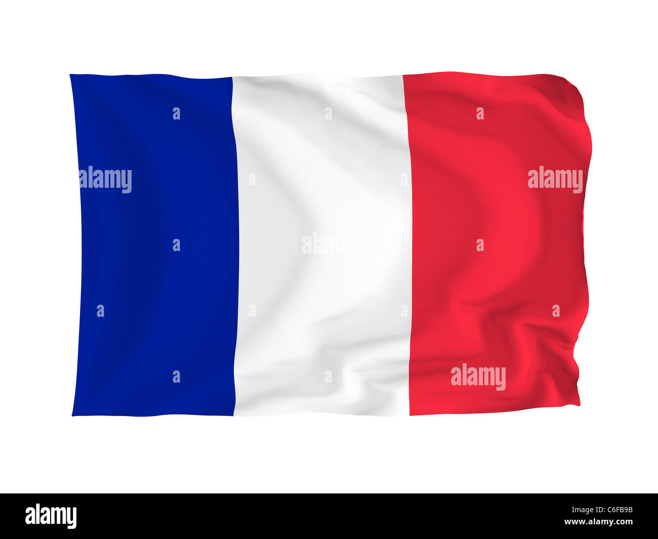 France. High resolution Flag series. With fabric texture Stock Photo ...