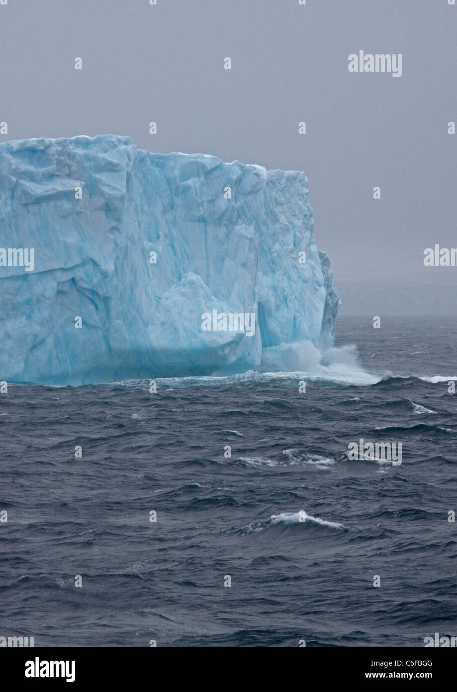 Large Iceberg floating in the Southern Ocean near the Antarctic ...