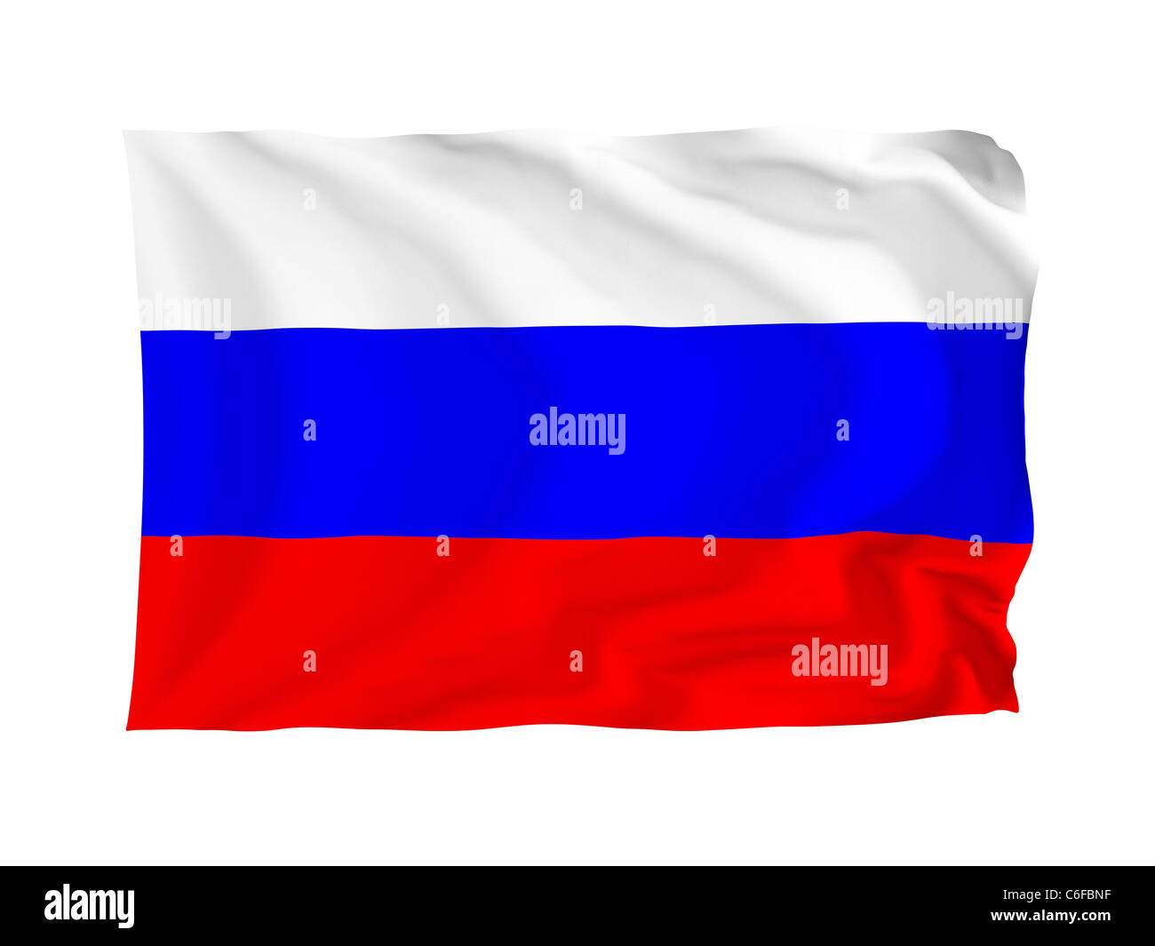 Russia. High resolution European Flag series. With fabric texture Stock ...